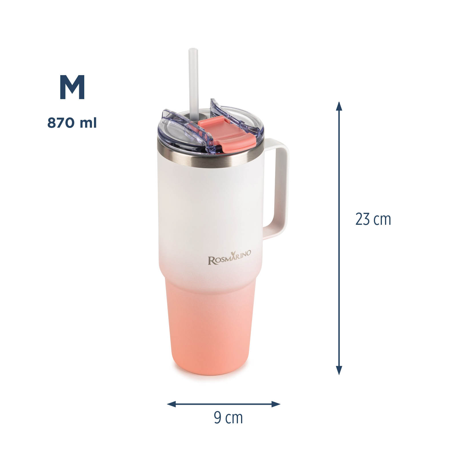 Termos Rosmarino MegaCup Ombre 870 ml – rozi - Vitapur.me