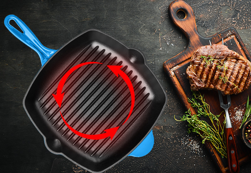 Grill tiganj Rosmarino Blacksmith plavi - 27 - Vitapur.me